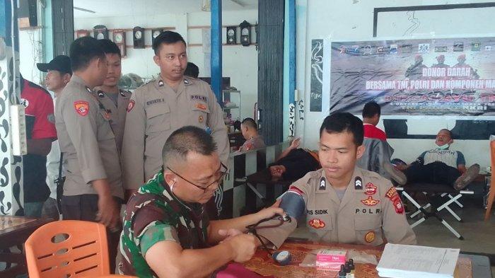 Gandeng UTD Sambas, Kodim 1208/Sbs Bakti Sosial Donor Darah HUT ke-78 TNI - Tribunpontianak.co.id