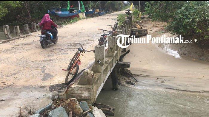 Kades Matang Danau Kabupaten Sambas Sebut Banyak Lahan Warga Terdampak Rob - Tribunpontianak.co.id