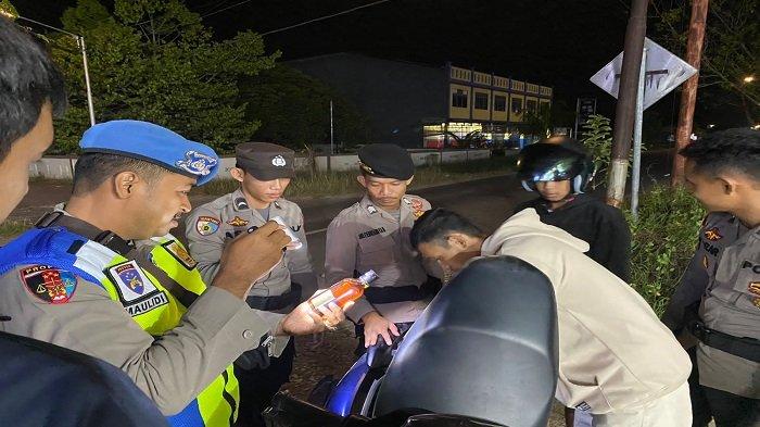 Sejumlah Remaja Joki Balap Liar di Sambas Ditilang - Tribunpontianak.co.id