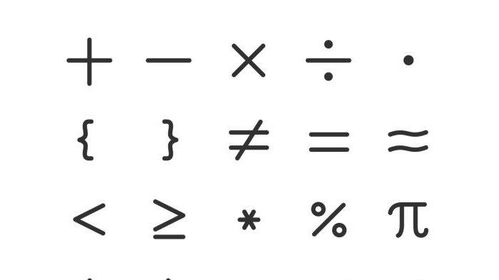 Makna Tanda Simbol Dalam Matematika, Cek Simbol Sejenis Lainnya yang ...