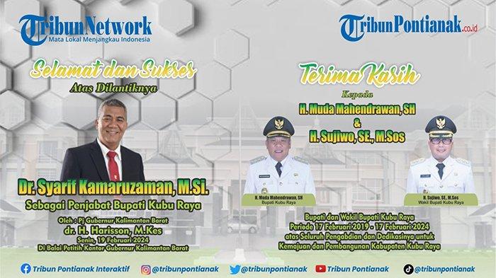 Selamat dan Sukses atas Dilantiknya Syarif Kamaruzaman Sebagai Pj ...