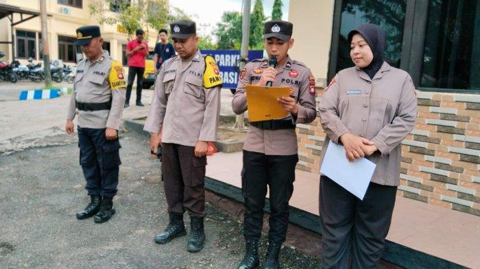 Hamil 9 Bulan, Brigadir D Susilowati Polwan Polres Melawi Tetap Kawal Tahapan Pemilu 2024 ...