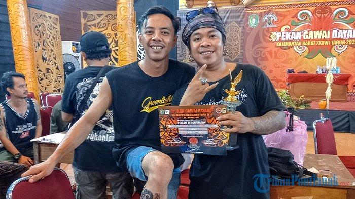 Seniman Sepriadi Ferry Raih Juara 1 Lomba Tatto Pekan Gawai Dayak ke-37 ...