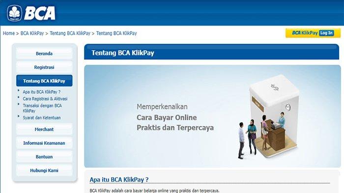Pengertian BCA KlikPay, Apa Itu BCA KlikPay ? - Tribunpontianak.co.id