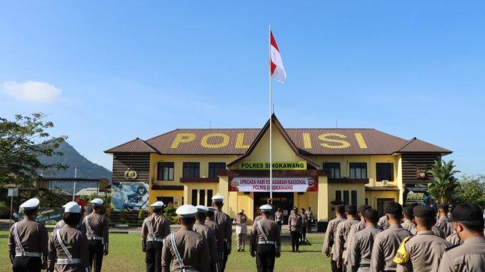 Wakapolres Singkawang Raden Real Mahendra Pimpin Upacara Hari Kesadaran Nasional ...