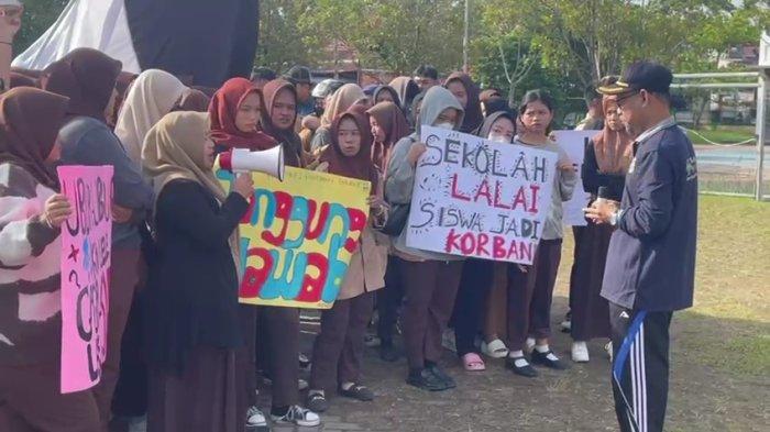 Ratusan Siswa SMKN 1 Pontianak Demo Sekolah karena Gagal Ikut SNBP - Tribunpontianak.co.id