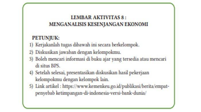 Soal Ekonomi Kelas 11 SMA, Kunci Jawaban Lembar Aktivitas 8 Bab 2 Halaman 70 - 72 Kurikulum ...