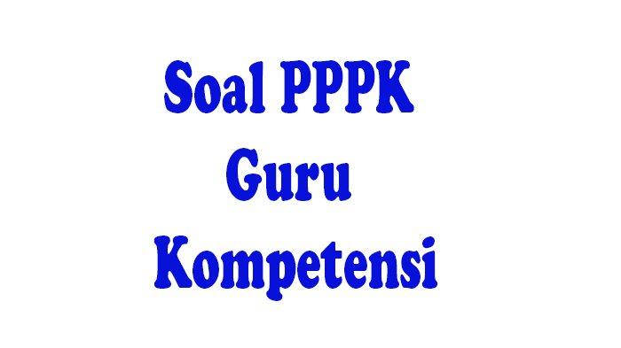 35 Soal Tes Seleksi P3K Kompetensi PPPK Guru Lengkap Tahun 2023 Terbaru ...