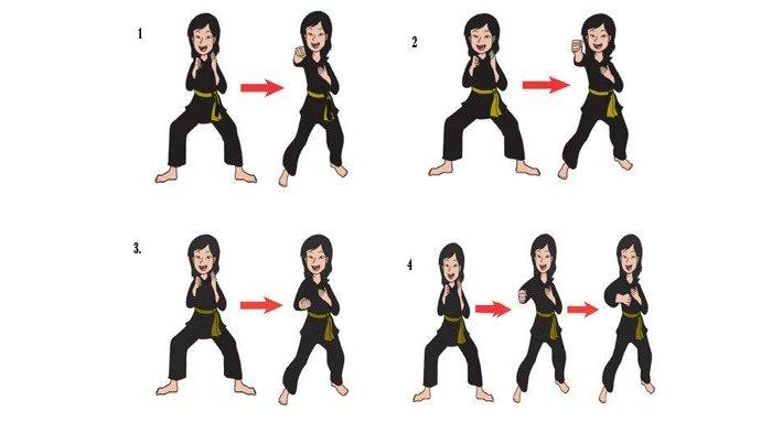 2 Variasi Sikap Pencak Silat dengan Kuda-Kuda yang Baik dan Benar - Tribunpontianak.co.id