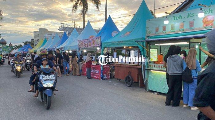 Tenda Pasar Juadah Ramadan Fair Singkawang Berhasil Didirikan Kembali ...