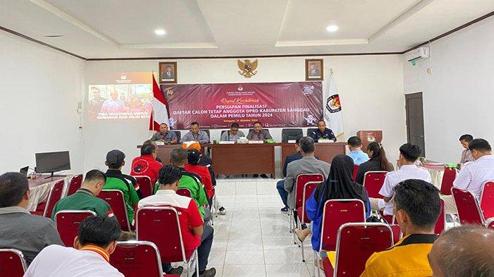 KPU Sanggau Gelar Rapat Koordinasi Persiapan Finalisasi DCT Anggota DPRD Sanggau ...