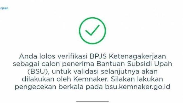 Sudah Lolos Verifikasi BPJS Ketenagakerjaan Tapi BSU 2025 Tak Kunjung ...