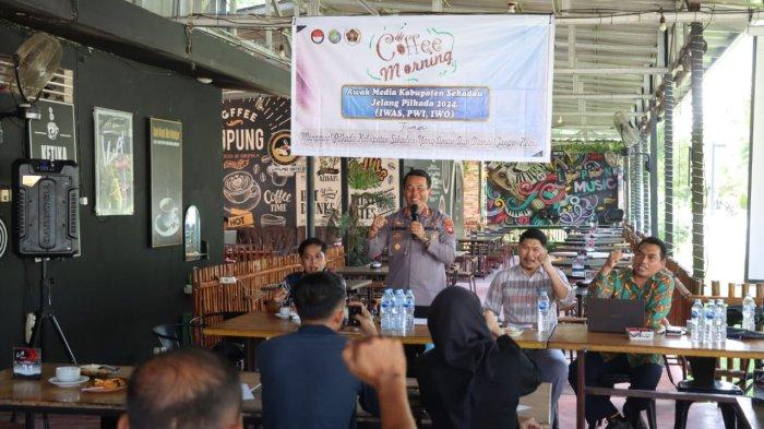Coffee Morning bersama Awak Media, Kapolres: Media Berperan Penting Jaga Kondusifitas Pilkada ...