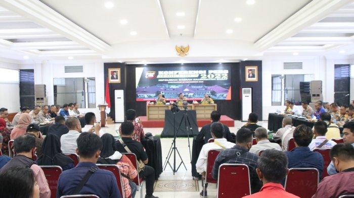 Gelar Konferensi Pers Akhir Tahun, Berikut Capaian Kinerja Polda Kalbar Selama Tahun 2022 ...