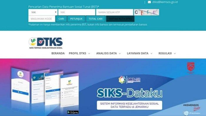 Cara Daftar PKH dan BPNT Online Apabila Situs DTKS Kemensos Mengalami Gangguan ...
