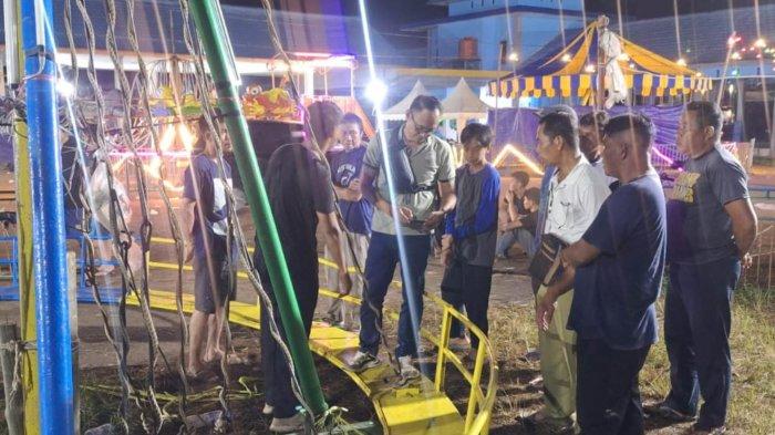 Kelebihan Muatan, Satu Wahana Permainan Hiburan Malam di Sosok Tayan Hulu Roboh ...