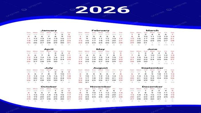 KALENDER 2026 - Daftar Tanggal Merah Libur Nasional Non Hari Keagamaan Tahun Depan ...
