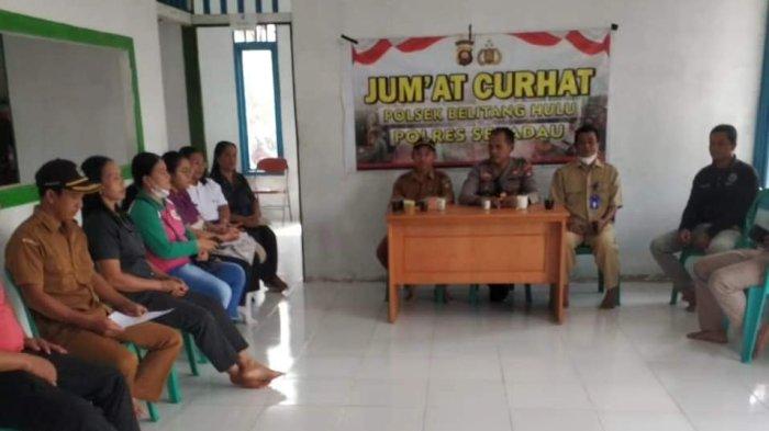Jumat Curhat, Kapolsek Belitang Hulu Ajak Warga Desa Terduk Dampak untuk Menjaga Kamtibmas ...