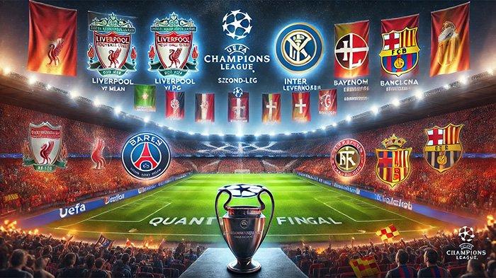 Tim Lolos Perempat Final Liga Champions 2025, Liverpool dan PSG Bersaing Ketat ...