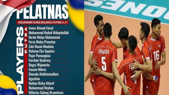 Road to FIVB World Championship 2025! Ini Daftar Pemain Timnas Voli Putra Indonesia U21 ...