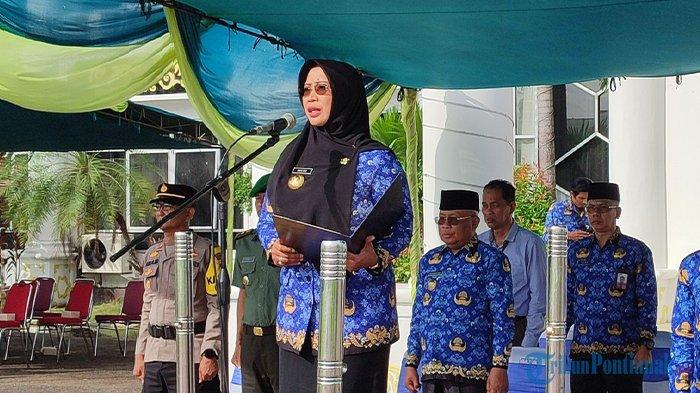 Momen HUT ke-52 Korpri, Bupati Erlina Harap Kabupaten Mempawah Makin Maju - Tribunpontianak.co.id