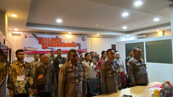 Polres Singkawang Ikuti Zoom Meeting Fakta Integritas Rikmin Awal Dalam Penerimaan Anggota Polri ...