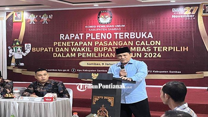 Wakil Bupati Sambas Terpilih Heroaldi Ajak Masyarakat Bergandeng Tangan - Tribunpontianak.co.id