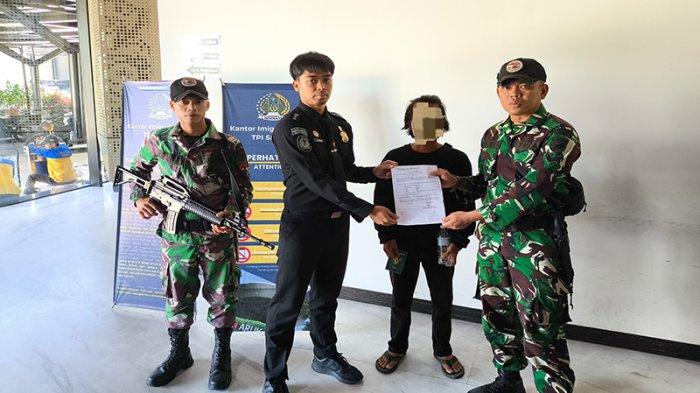 Satgas Yonkav 12/BC Pos Koki Sajingan Amankan Pemuda Sambas Diduga PMI ...