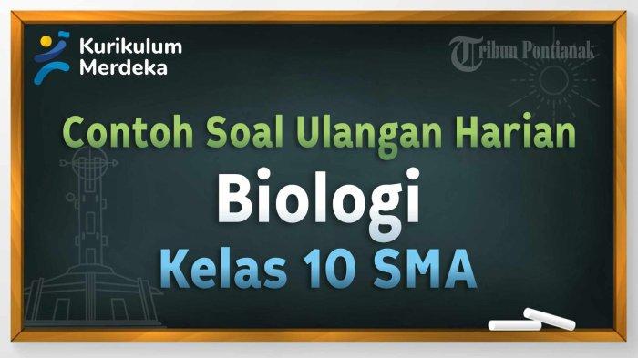 Contoh Soal Biologi Kelas 10 SMA/MA Lengkap Kunci Jawaban dari Materi Pelajaran Semester 1-2 ...