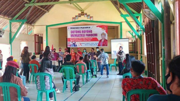 Apresiasi Kegiatan Sosialisasi 4 Pilar MPR RI, Abelnus Ucapkan Terimakasih Kepada Maria Goreti ...