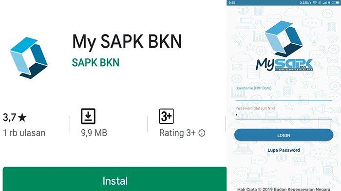 Apa Itu My SAPK BKN? Download My SAPK BKN di Google Play Store Login My SAPK BKN ...