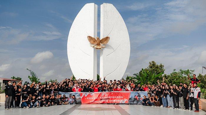 Gandeng Komunitas Honda West Borneo, Astra Motor Gelar Konvoi Kemerdekaan - Tribunpontianak.co.id