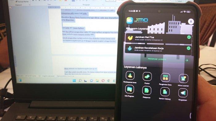 Login Aplikasi JMO di HP Untuk Cek Saldo JHT BPJS Ketenagakerjaan ...
