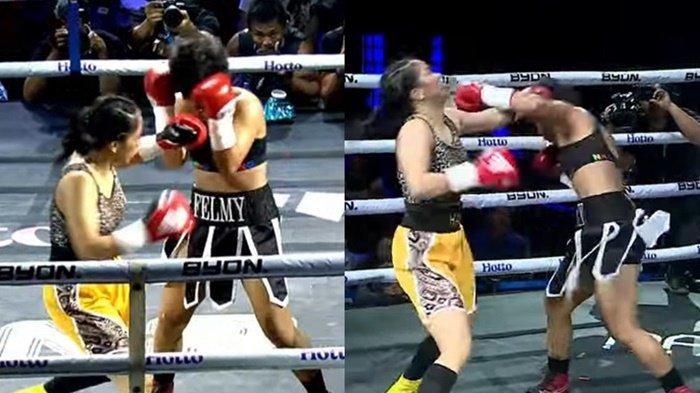 10 Ronde Baku Cabut! Hasil Tinju Harma Yesti vs Felmy Sumaehe Lahirkan ...