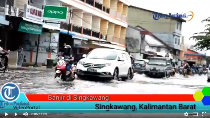 BPBD Singkawang Imbau Warga Waspada Bencana Tanah Longsor dan Banjir - Tribunpontianak.co.id