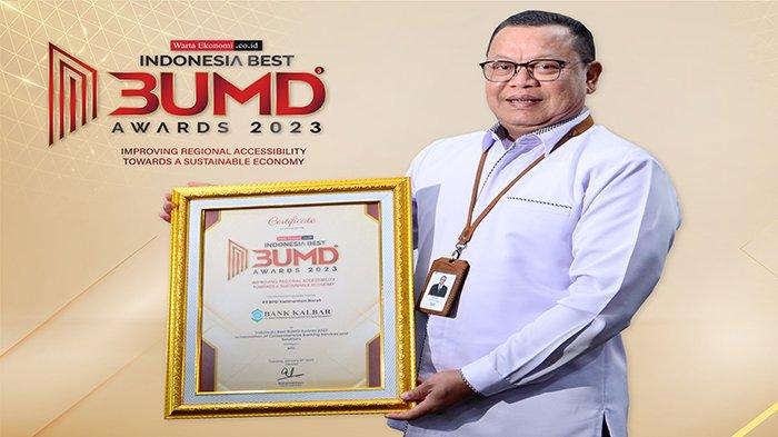 Bank Kalbar Sabet Indonesia Best BUMD Awards 2023 - Tribunpontianak.co.id