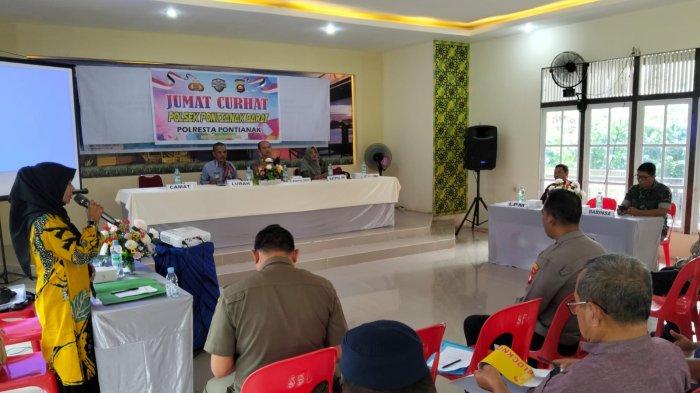 Kapolsek Pontianak Barat Sampaikan Imbauan Kamtibmas Kepada Warga di Kegiatan Jumat Curhat ...