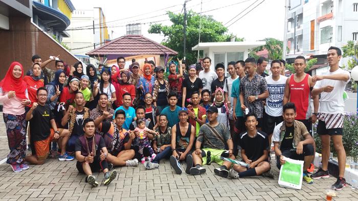 Jaga Budaya Batik, Maestro Hotel Kegiatan Batik Run - Tribunpontianak.co.id