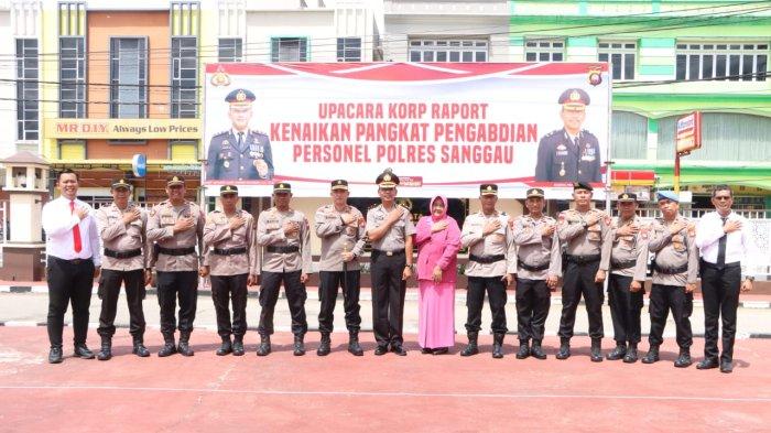 Kapolres Sanggau Pimpin Upacara Kenaikan Pangkat Kompol Pengabdian, ini Pesan yang Disampaikan ...