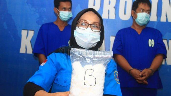 FOTO: BNN Kalbar Gelar Konferensi Pers Penangkapan Pengedar Narkoba ...