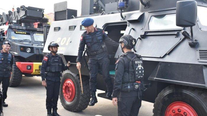 Brimob Kalbar Apel Gelar Pasukan Dan Perlengkapan Kesiapan Pengamanan Pemilu 2024 ...