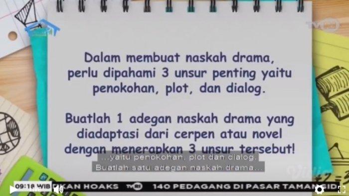 Buatlah 1 Adegan Naskah Drama yang Diadaptasi dari Cerpen atau Novel ...