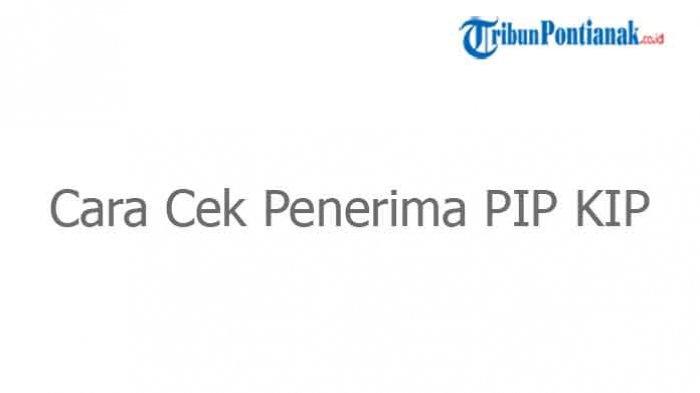 Cara Cek Penerima PIP KIP Login pip.kemdikbud.go.id Dapatkan Bantuan ...