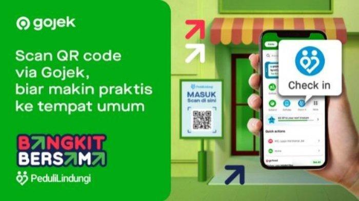 Cara Scan QR Code Pedulilindungi di Gojek ! Jadi Cara Check-in dan ...