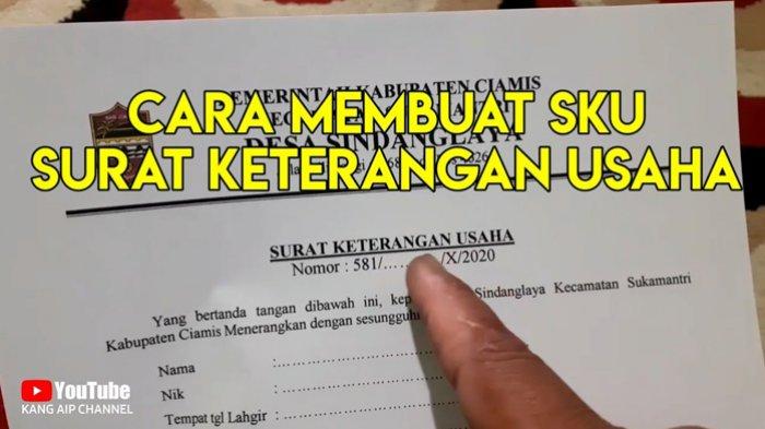 Contoh Surat Keterangan Usaha KUR BRI Lengkap Cara Membuat Surat ...