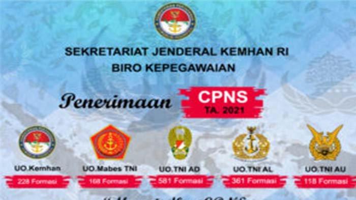 CPNS Kemhan 2021, Login www.kemhan.go.id Informasi dan Cara Pendaftaran ...
