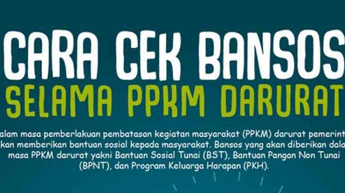 Contoh Pesan Hoax di Media Sosial Berisi Bantuan PPKM Online 300 Ribu, Klik cekbansos.kemensos ...