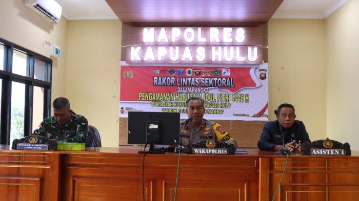 Polres Kapuas Hulu Gelar Rakor Lintas Sektoral Pengamanan Idul Fitri