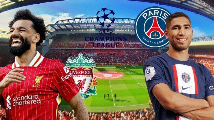 STARTING Line Up Liverpool vs PSG 16 Besar Liga Champions 2024-2025 ...