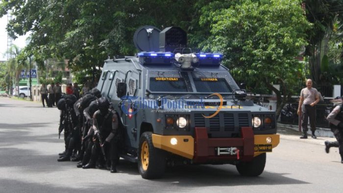 Pasukan Elite Direktorat Sabhara Polda Kalbar Gelar Latihan Teknis ...